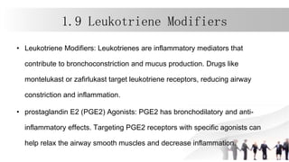 group I pharmo assignement (1).pptx | Lung and Respiratory Health ...