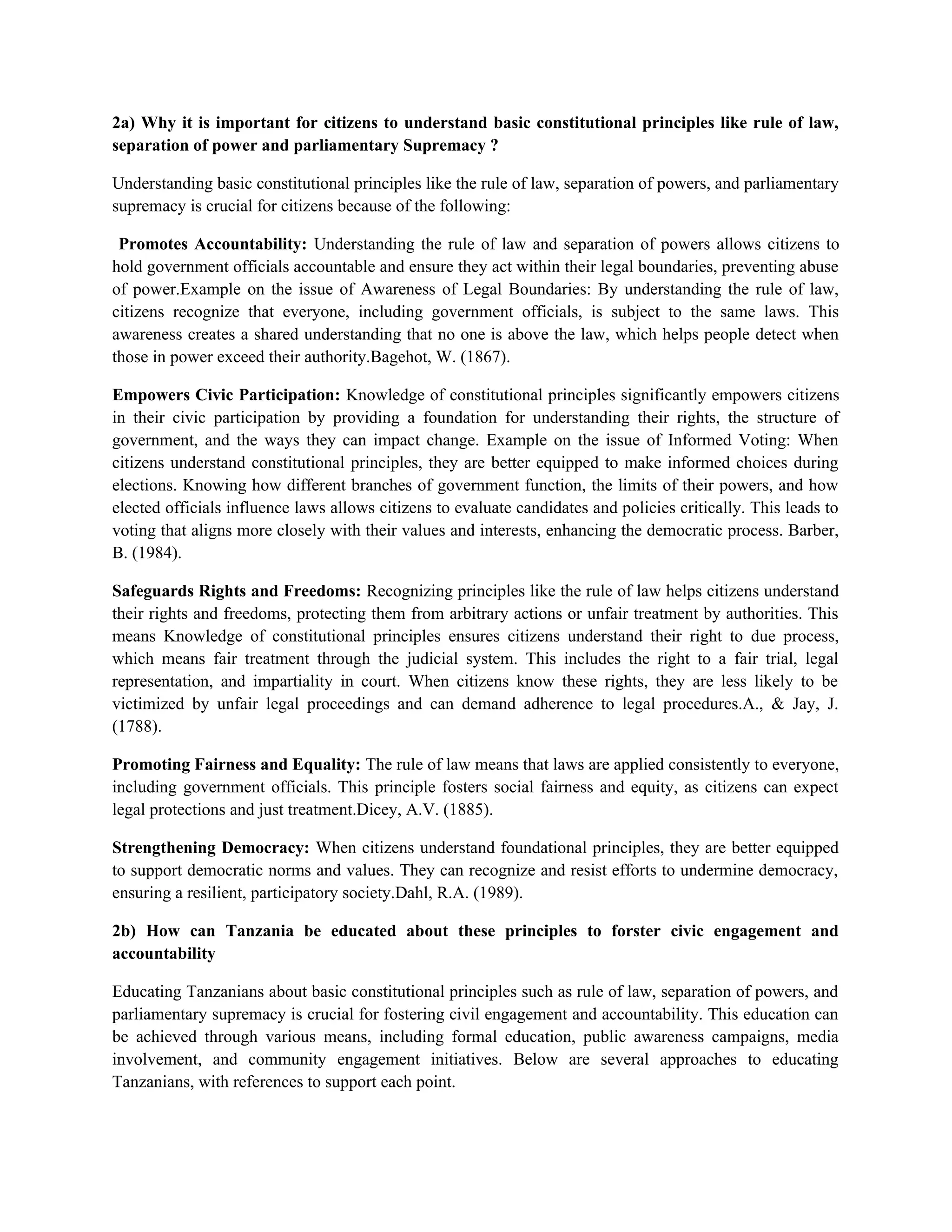 Ministerials accountability and types of accountability | DOC