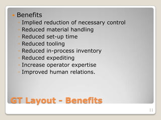 Group Layout (Manufacturing Management) | PPTX