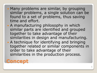 Group Layout (Manufacturing Management) | PPTX