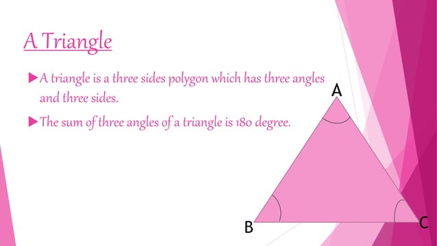 Sum of all Angles of a Triangle | PPT