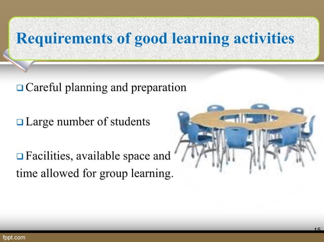Group learning activities | PDF | Homework and Study | Education