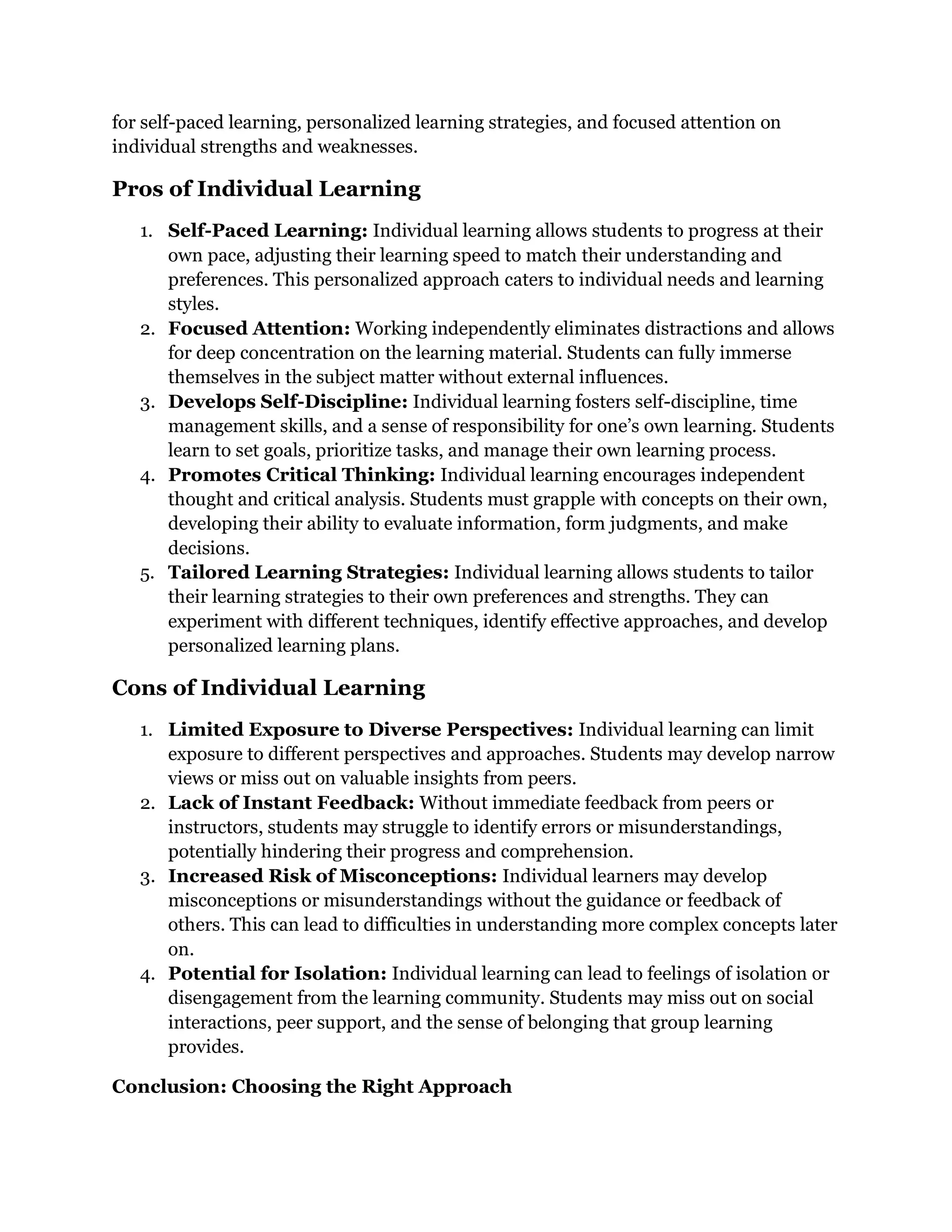 Group Learning versus Individual Learning Pros and Cons.pdf