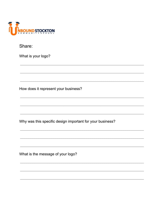 Group Logo Design Handout - The Well.pdf | Drawing and Sketching | Arts ...