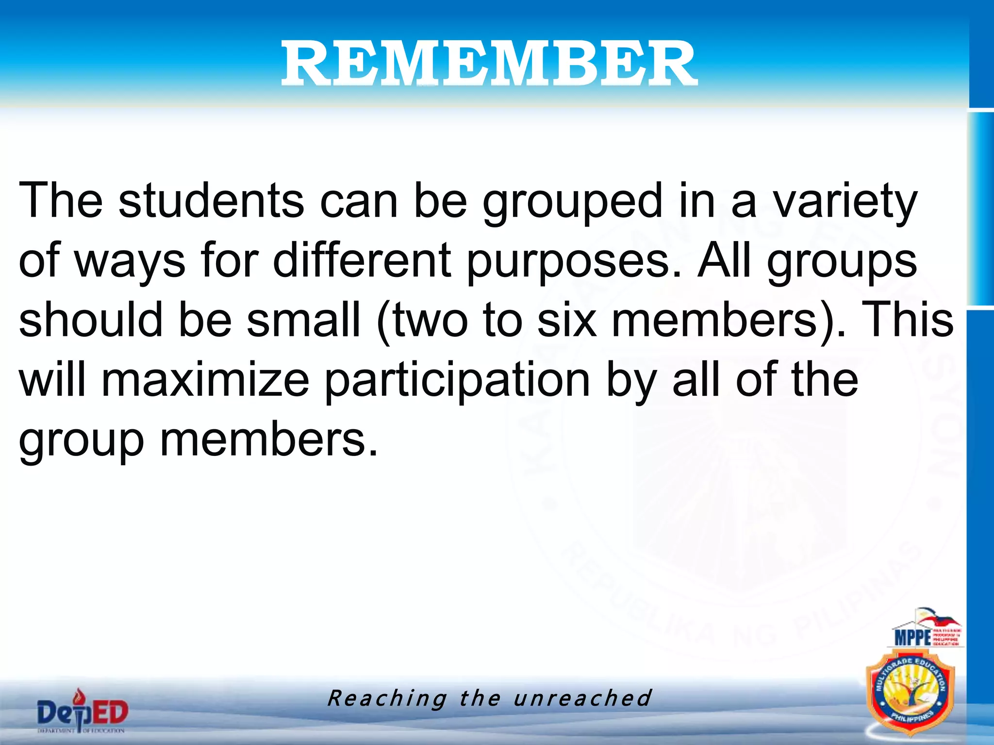 Group Management | PPTX