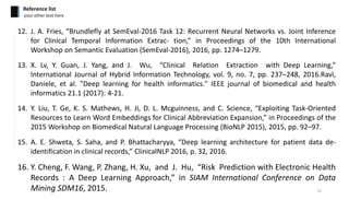 Recent Advances in Deep Learning Techniques for Electronic Health Record | PPTX