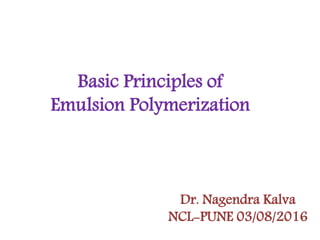 emision polymerization | PPTX