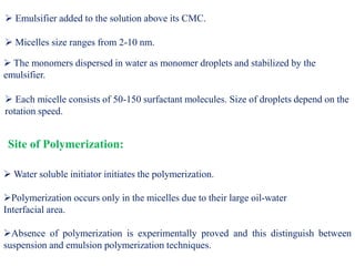 emision polymerization | PPTX
