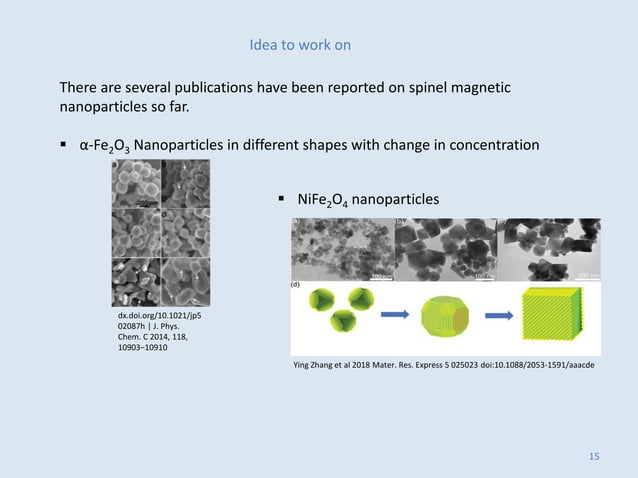 Magnetic Nanomaterials | PPTX | Chemistry | Science