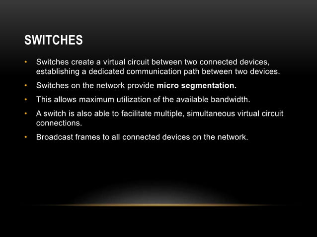 Switching Concepts presentation | PPTX