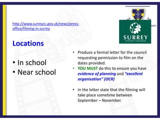 Mind Map - Pre Production Planning | PPT