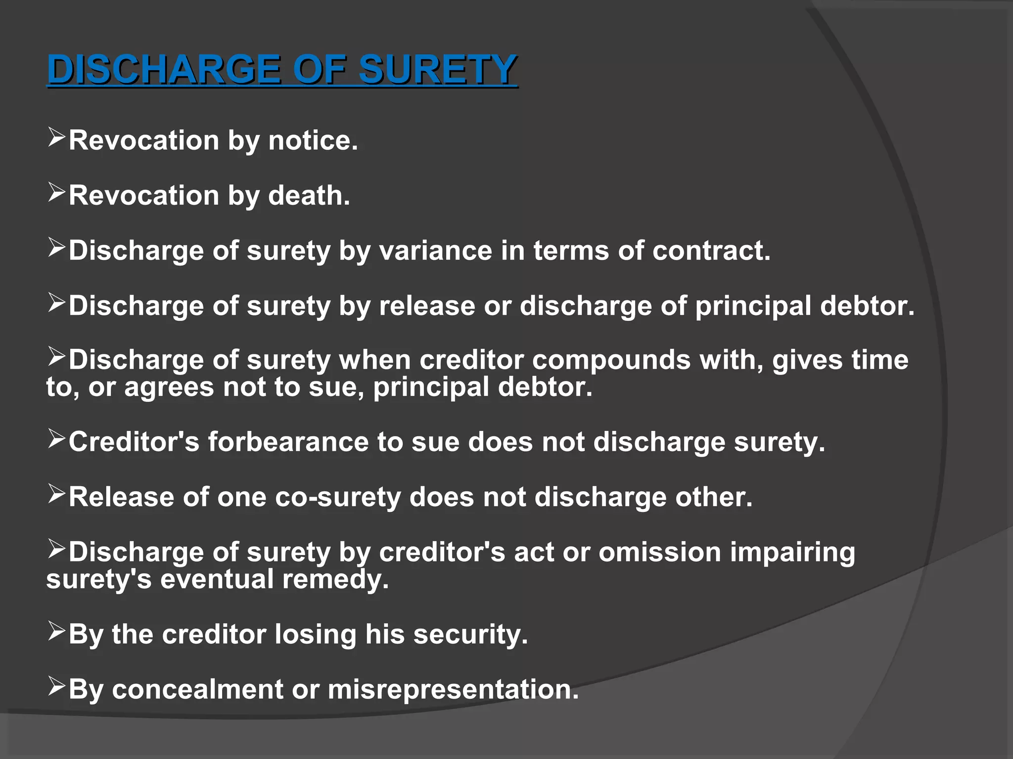Special Contracts: Indemnity,Guarantee,Bailment and Pledge | PPT