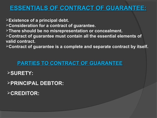 Special Contracts: Indemnity,Guarantee,Bailment and Pledge | PPT | Life Insurance | Insurance