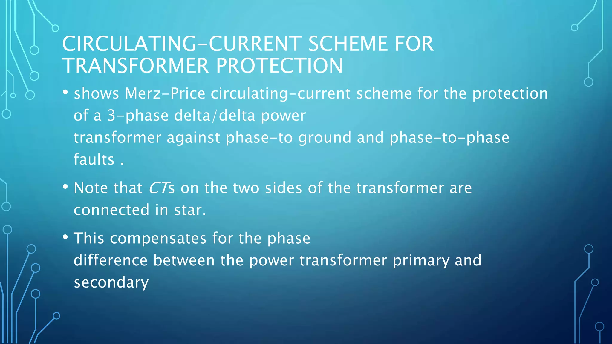 protection of transformer | PPTX