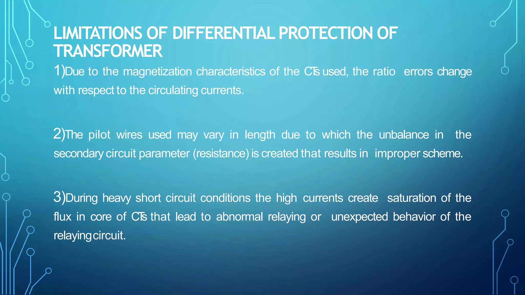 protection of transformer | PPTX