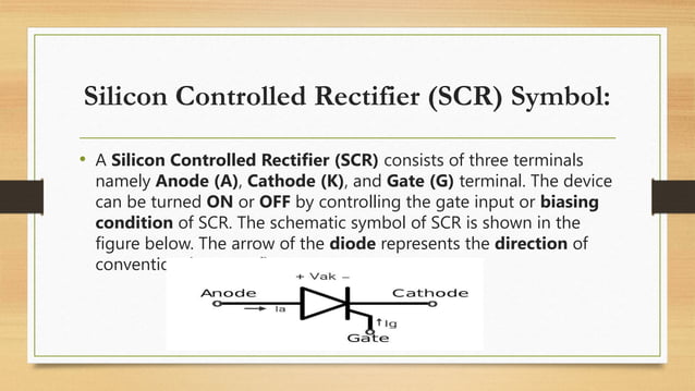 Silicon controlled rectifier (SCR).ppt | Operating Systems | Computer Software and Applications