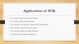Silicon controlled rectifier (SCR).ppt
