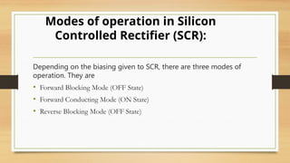 Silicon controlled rectifier (SCR).ppt