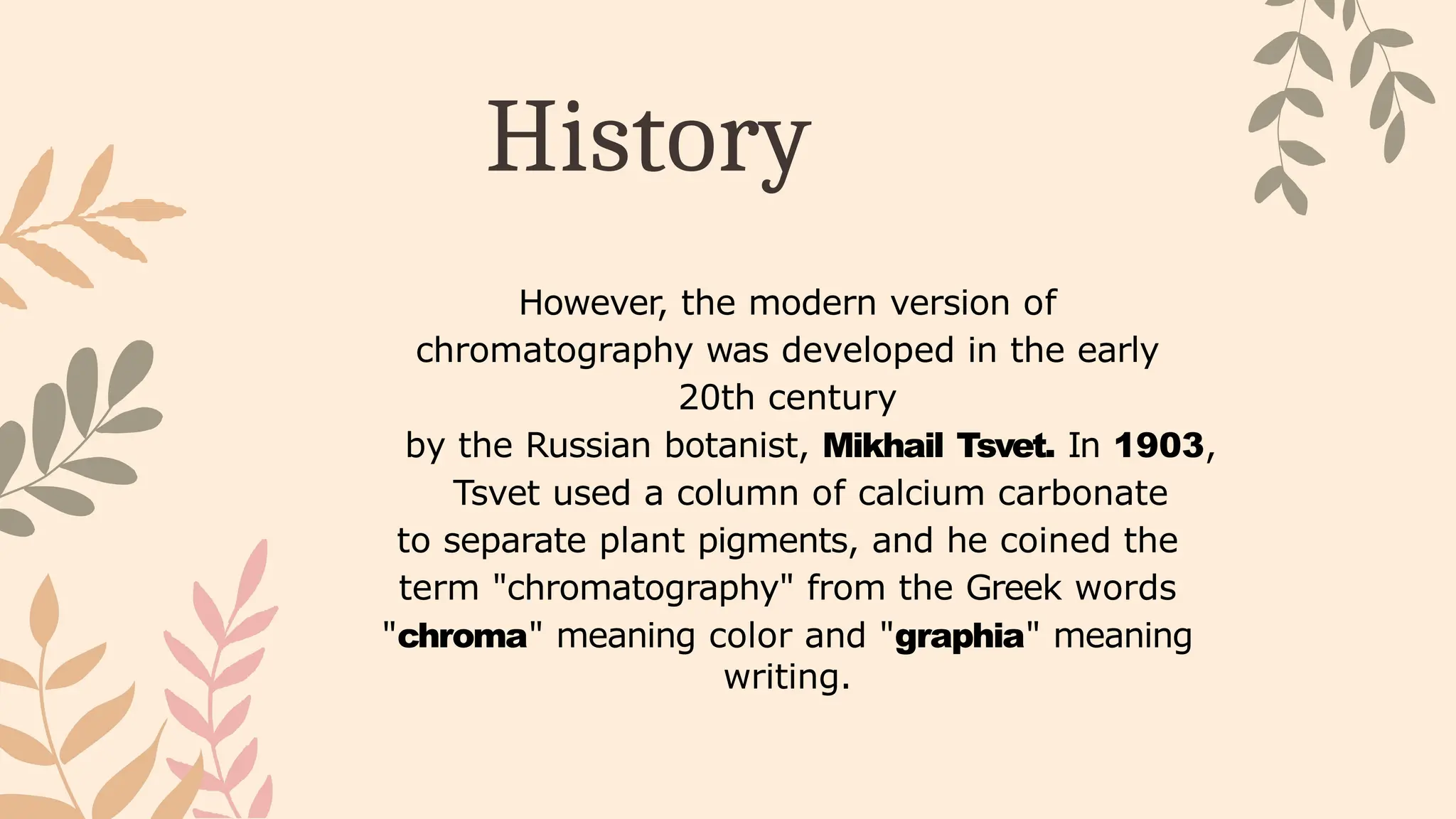 BS Chemistry, history and basics of paper chromatography | PPTX