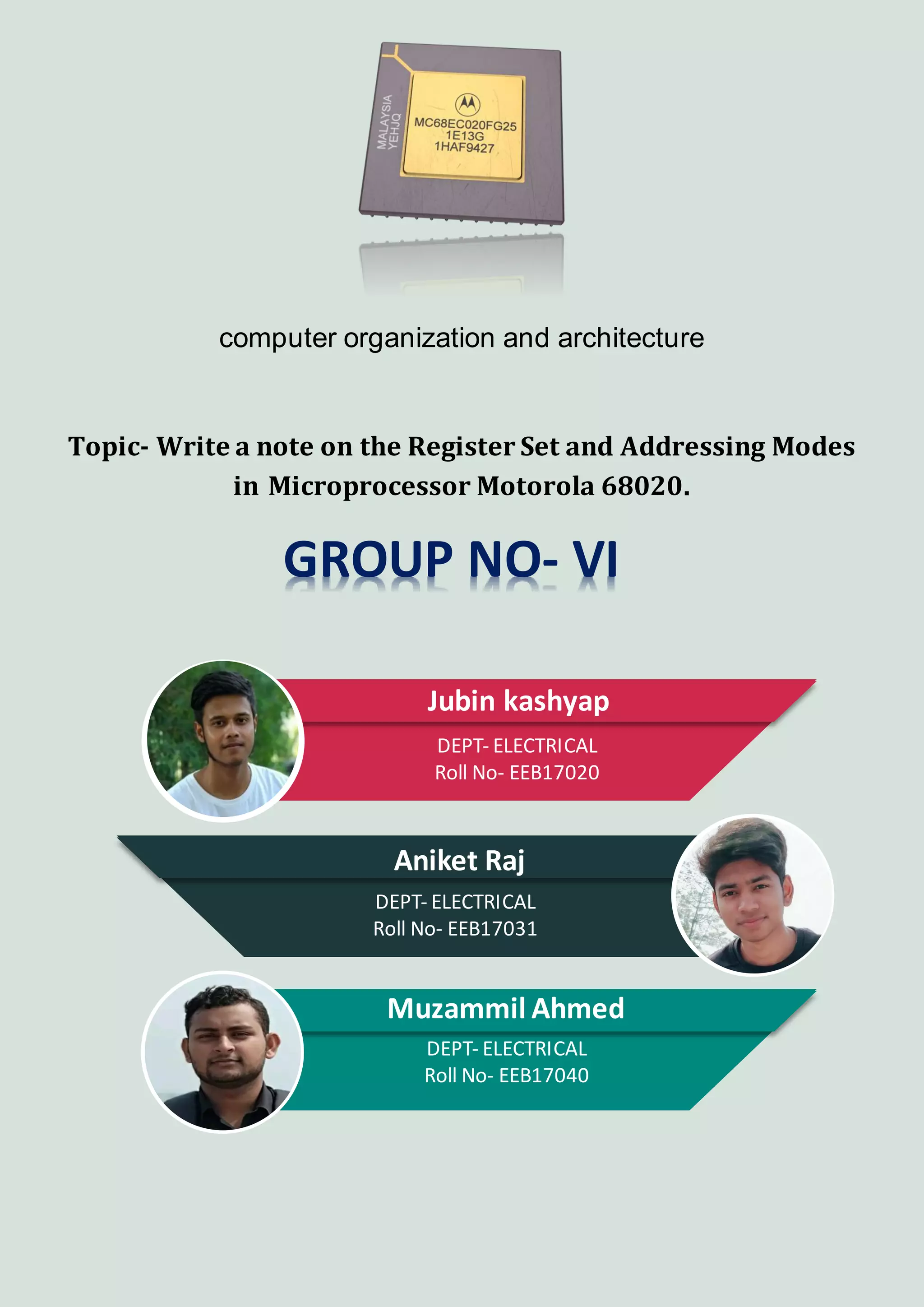 Microprocessor Motorola 68020 | PDF