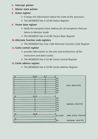 Microprocessor Motorola 68020 | PDF