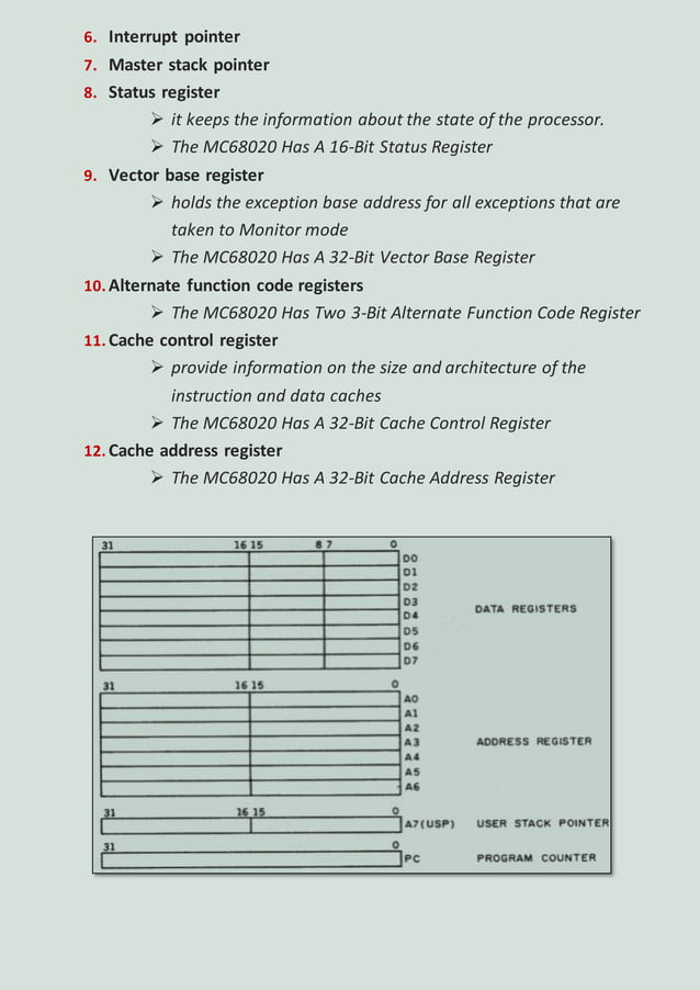 Microprocessor Motorola 68020 | PDF
