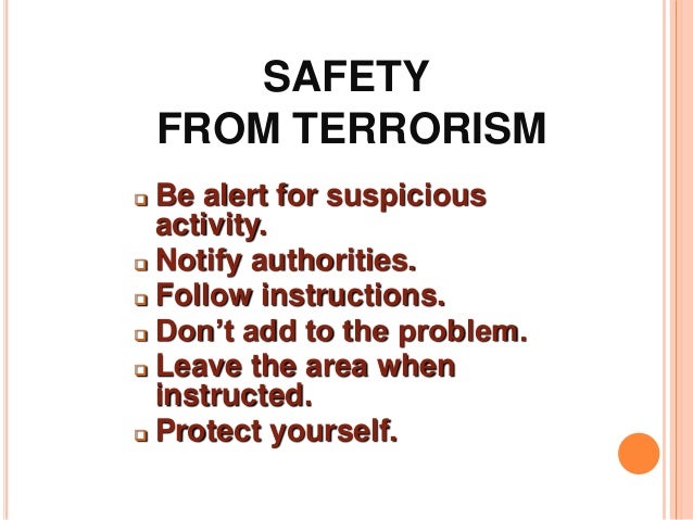 Group no 7 terrorism