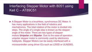 Stepper Motor | PPTX