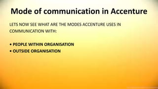 Accenture Business Communication | PPTX