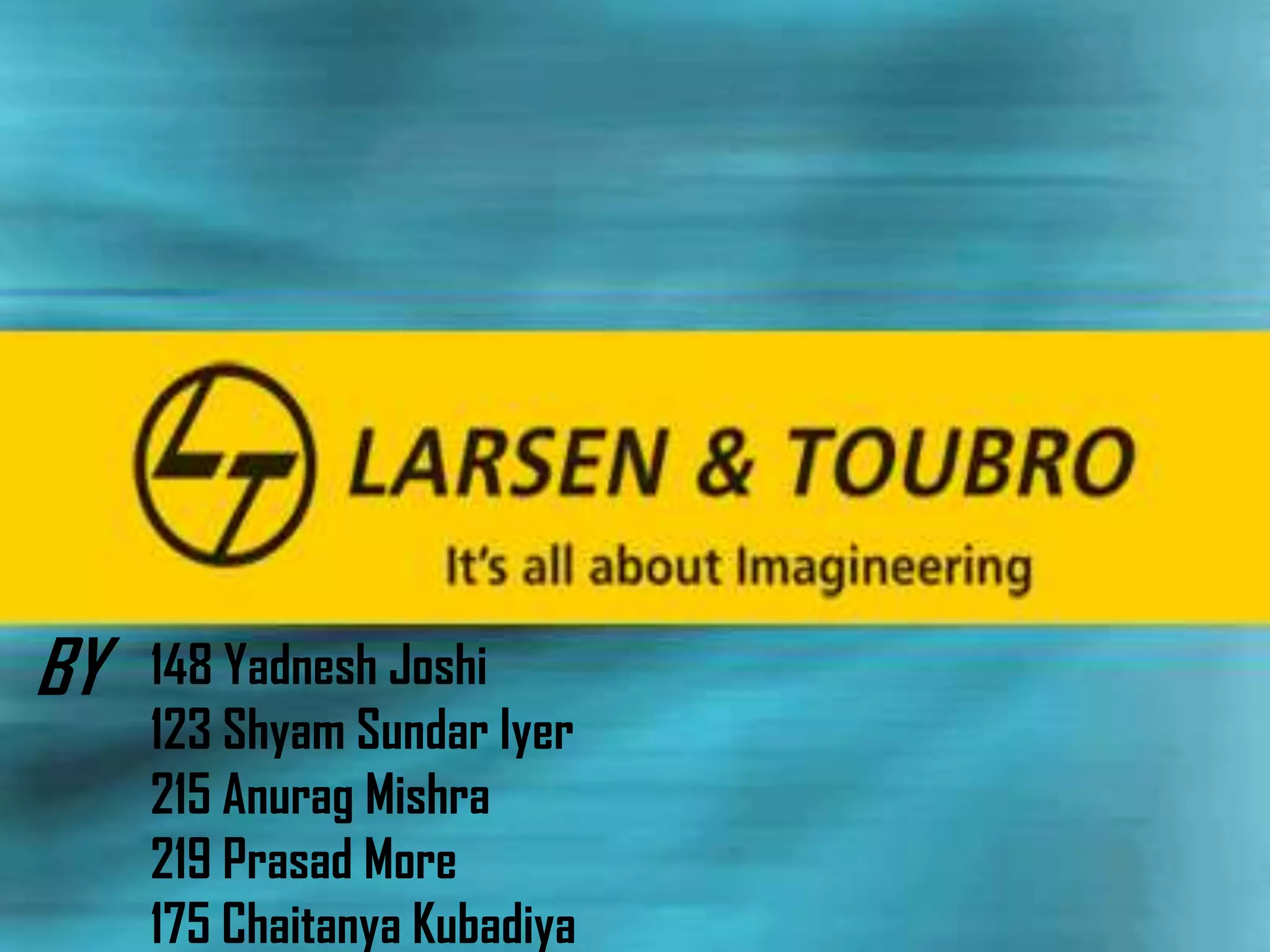 LARSEN AND TOUBRO | PPTX