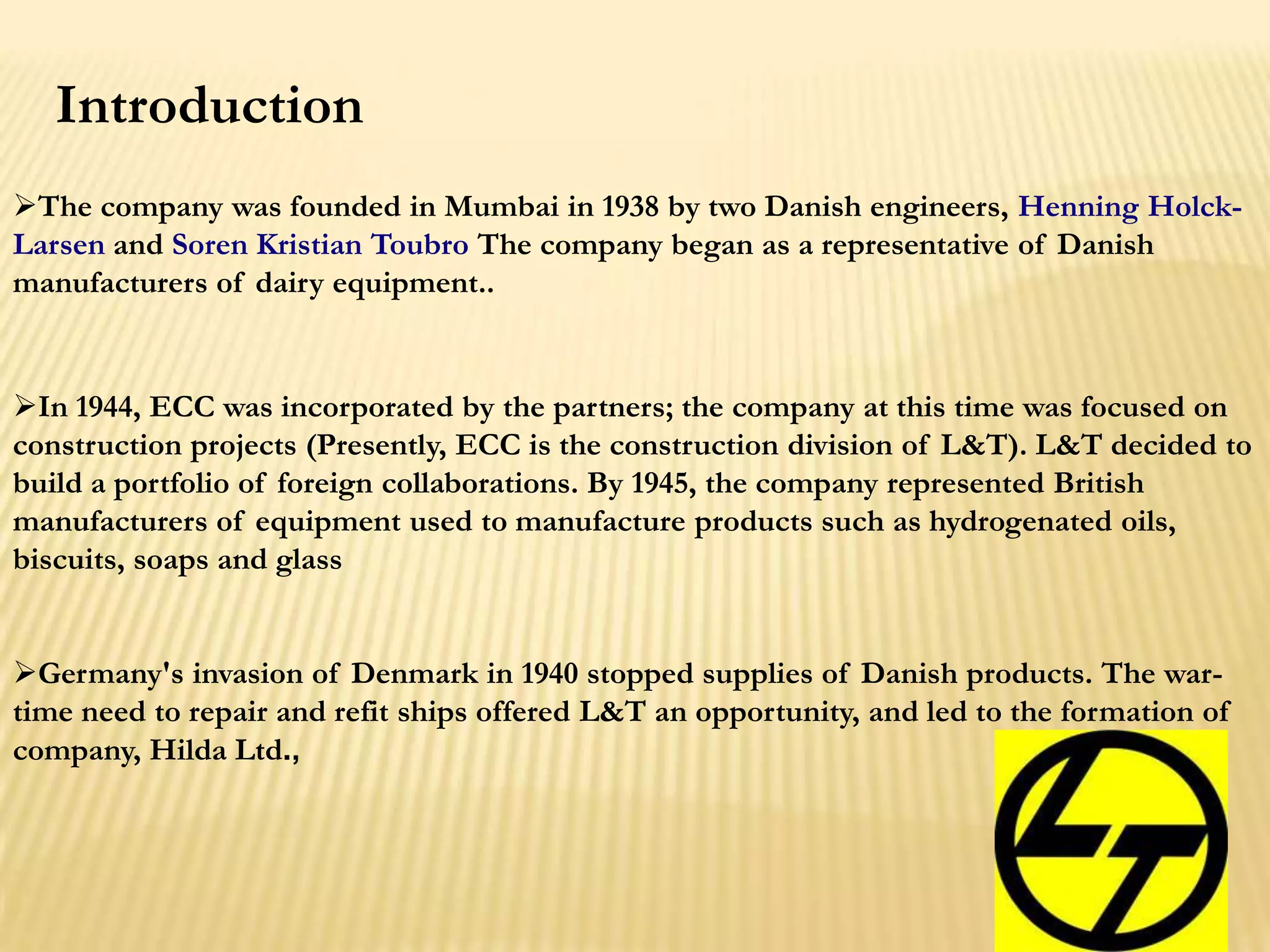 LARSEN AND TOUBRO | PPTX