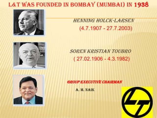 LARSEN AND TOUBRO | PPTX