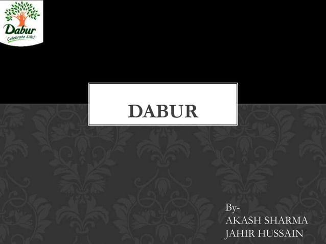 Group no 18 dabur | PPTX