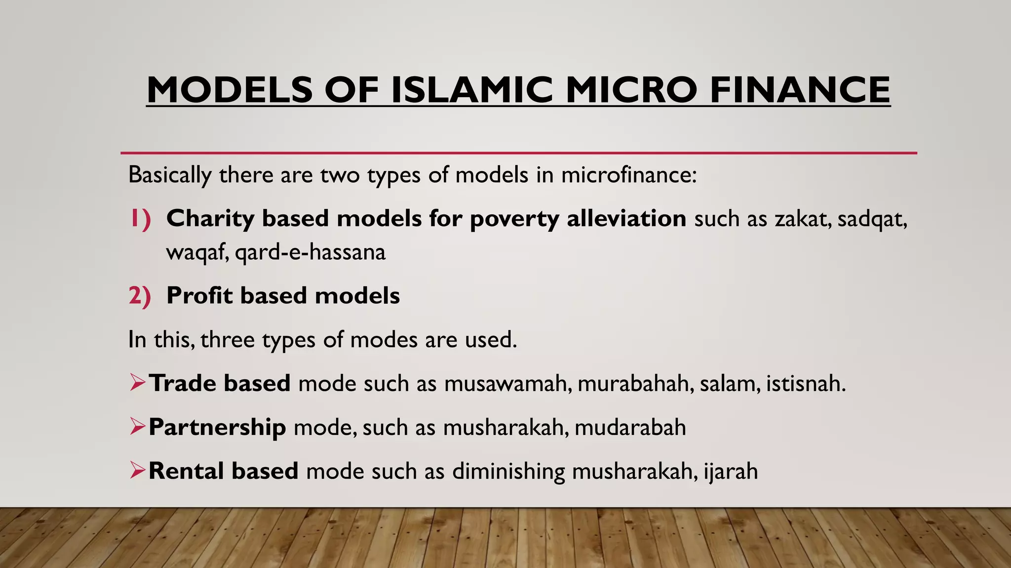 Islamic Microfinance In Pakistan | PDF | Government Support and Welfare ...