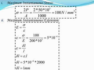 Study of Strain Energy due to Shear, Bending and Torsion | PPTX