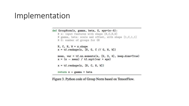 Group normalization | PPT