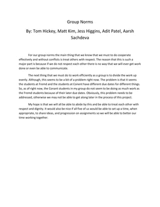 Group norms | PDF