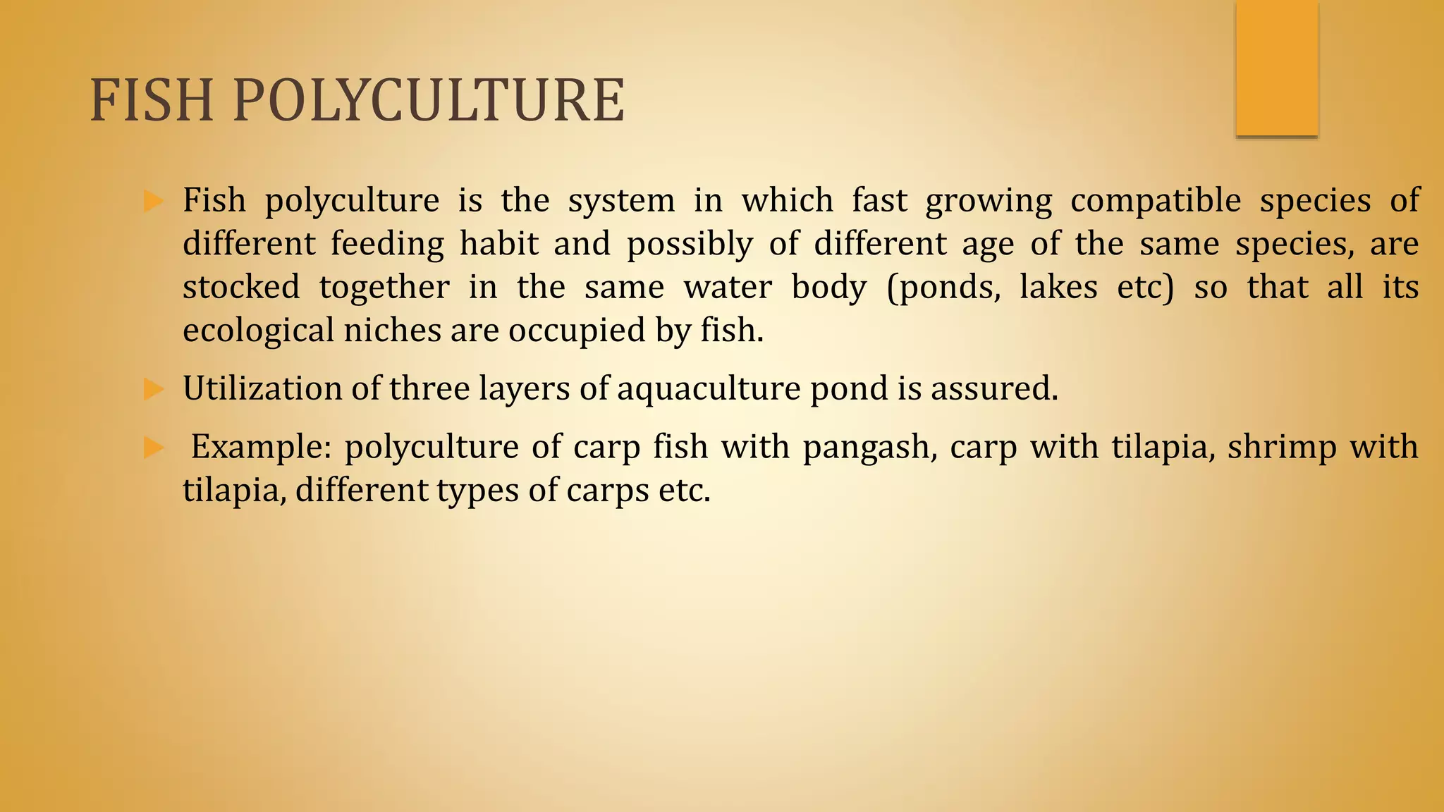 polyculture of carps | PPTX