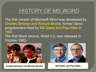 ms office and word | PPT