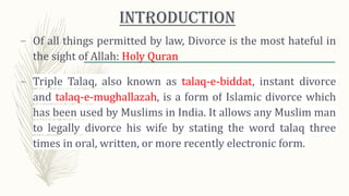 teen talaq | PPTX