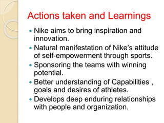 Nike and it's Marketing strategies | PPT