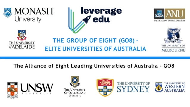 Group of 8 australian universities (g8 australian university) | PPT