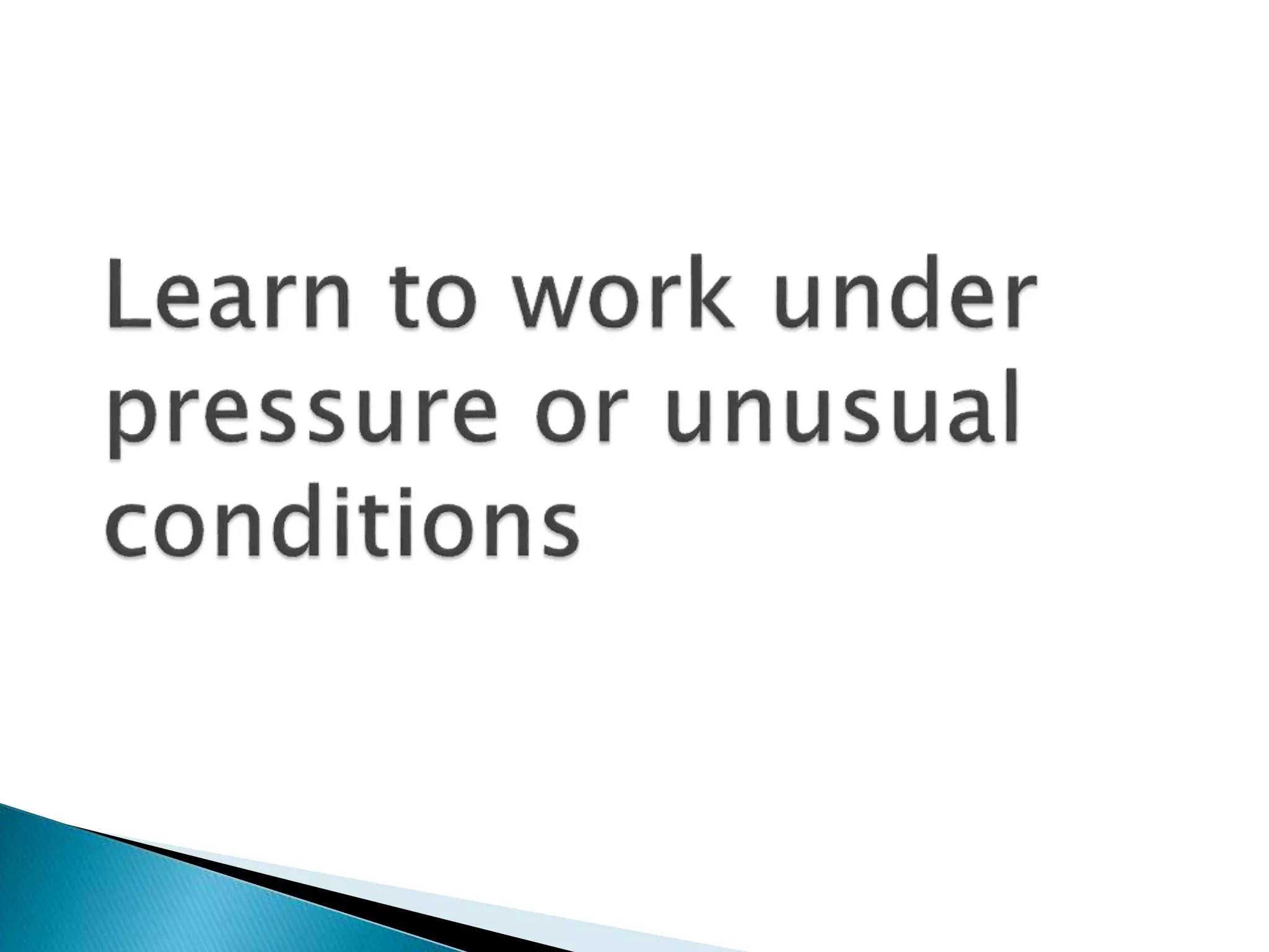 keep stress under control | PPTX