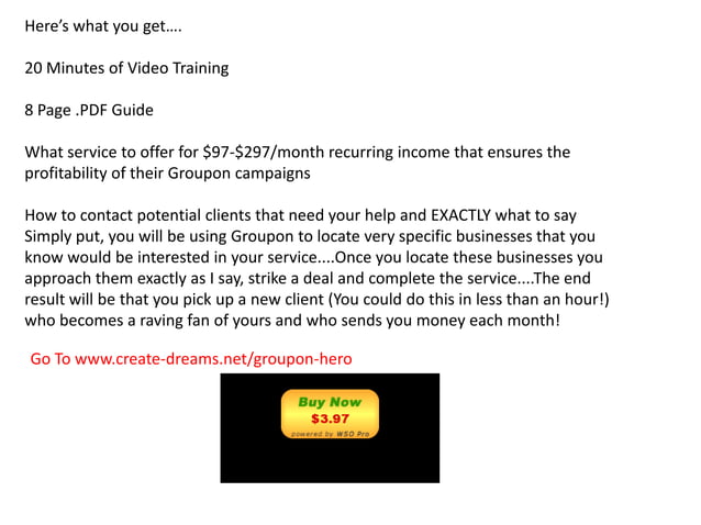 Local Groupon Hero | PPTX