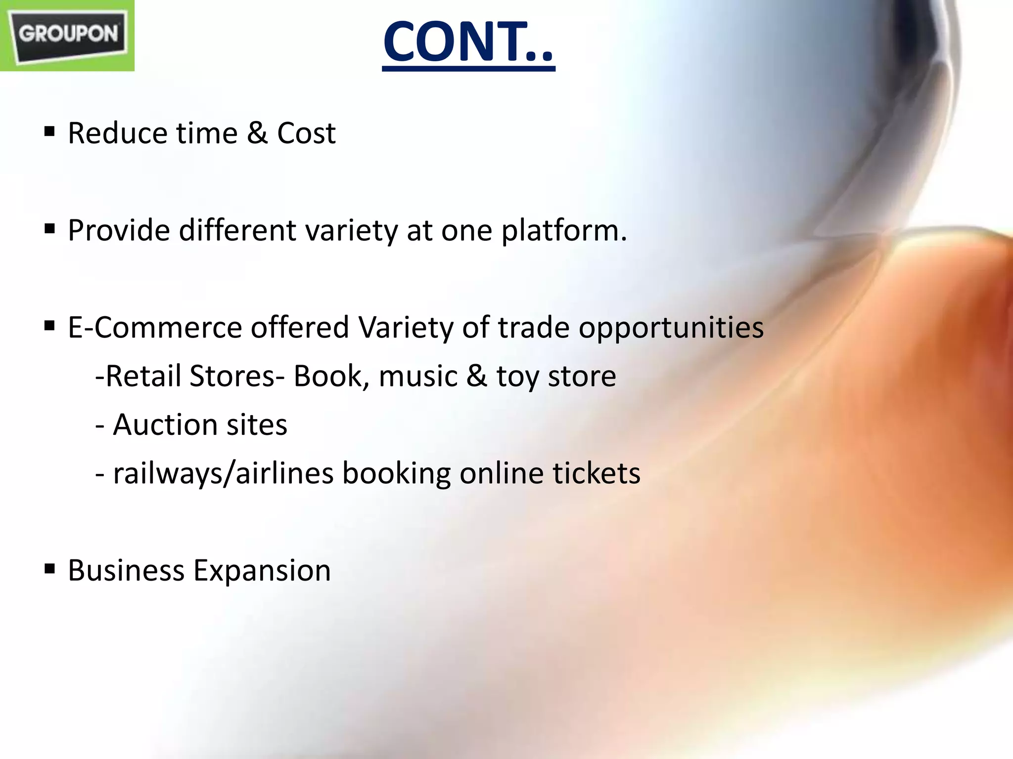 Groupon business model and case | PPT