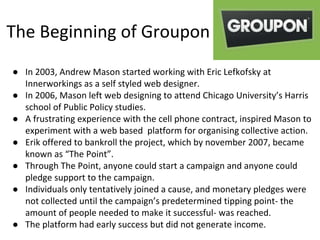 Groupon case presentation | PPTX