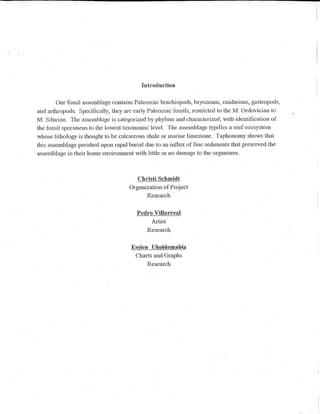 The Life and Times of our Invertebrate Assemblage-University of Alaska ...