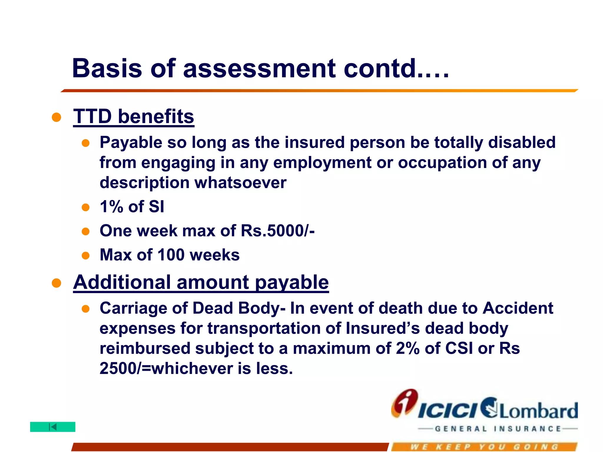 Group personal accident policy from ICICI Lombard | PPSX