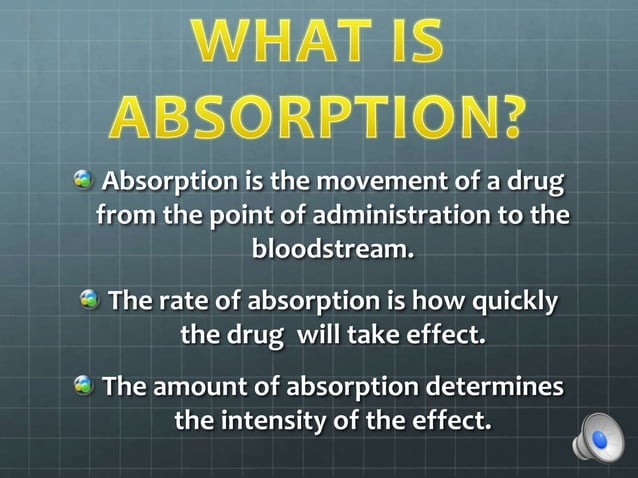 Shehan-Pharmacology Absorption | PPTX | First Aid | Injuries