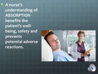 Shehan-Pharmacology Absorption | PPTX